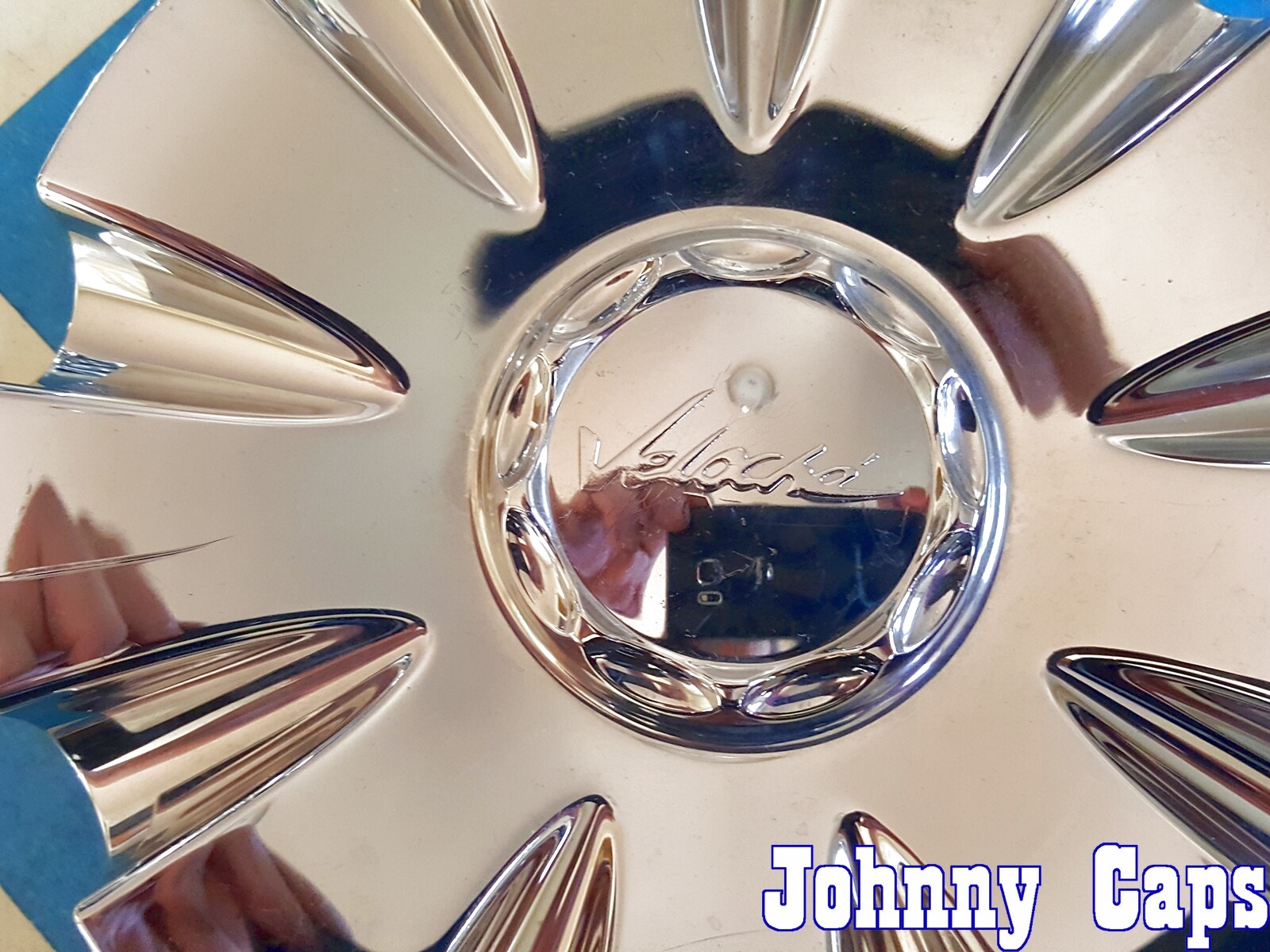VELOCHE Wheels [36] CHROME Center Cap # 560-CAP Custom Center Cap (QTY ...