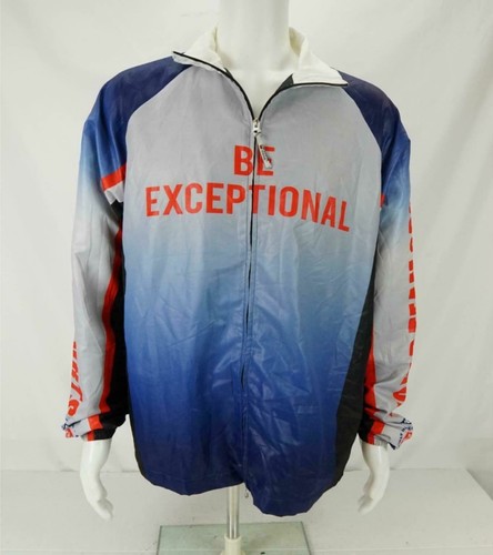 Hawk Racing World Teams Sports Men's Zip-Up Jacket Blue XL | eBay