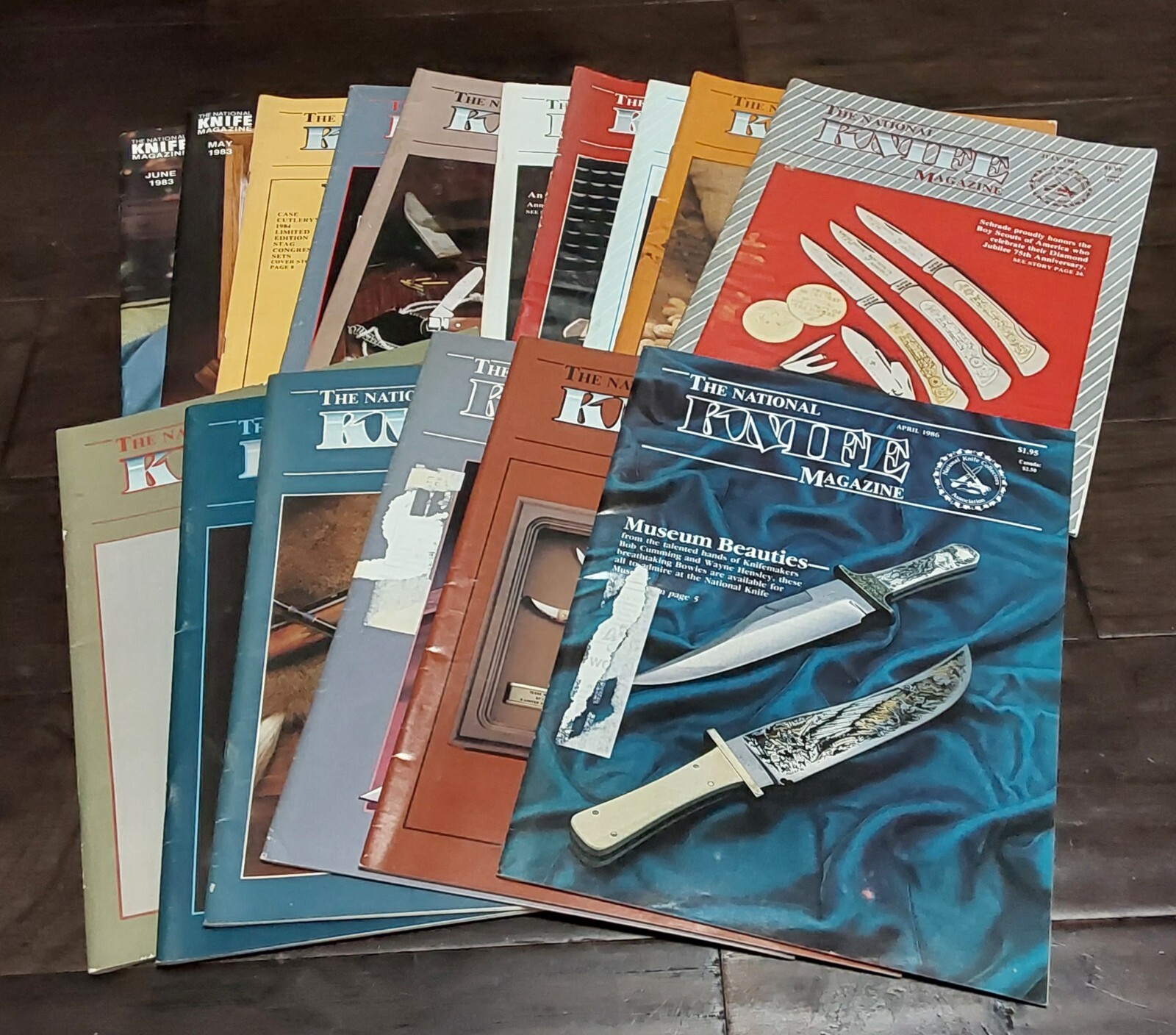 Lot of 16 The National Knife Collector Magazines 1983-1986 | eBay
