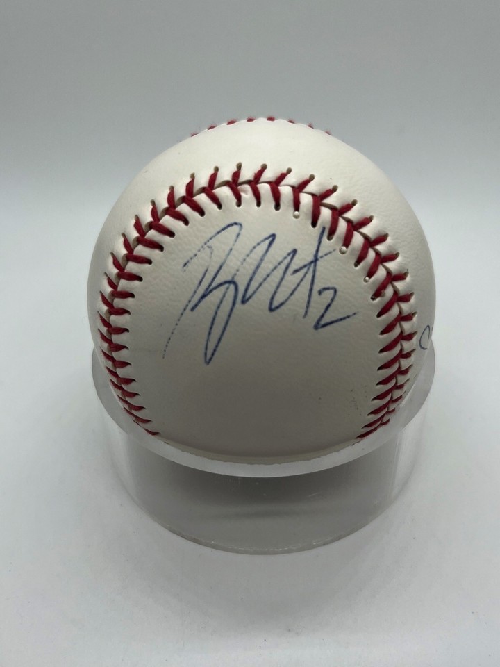 Alfonso Soriano Ryan Theriot Signed Autograph Rawlings Official League ...