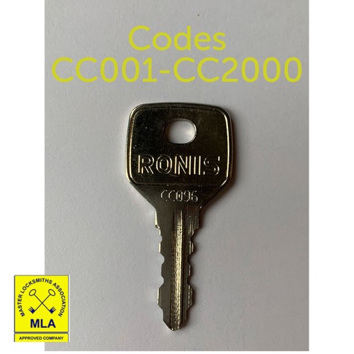 Replacement WSS Link Biocote Ronis Filing Cabinet/Locker Key codes ...