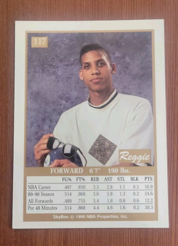 1990-91 Skybox Reggie Miller Card #117 PSA 9 MINT!! HOF Indiana Pacers ...
