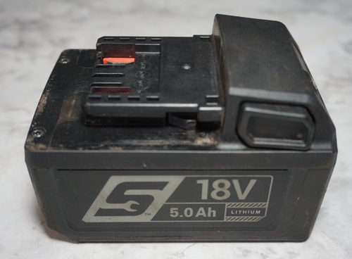 (RI4) Snap-on 18V Monster Lithium 5Ah Slide-On Battery CTB185 Dual Side ...