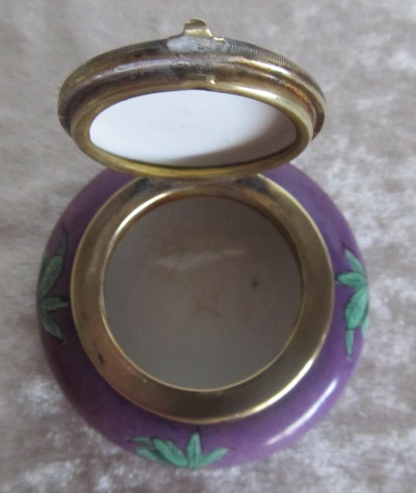 Antique Powder Box Ceramic With Bust Of Woman Art Nouveau Decoration | eBay