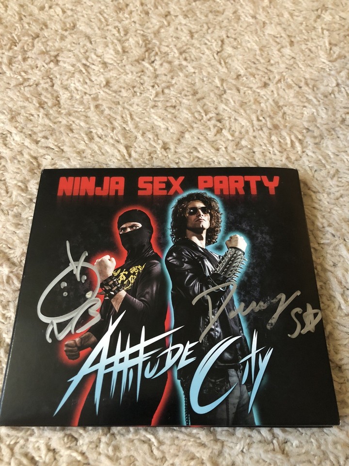SIGNED! Attitude City By Ninja Sex Party CD Comedy Starbomb Tom Cardy ...
