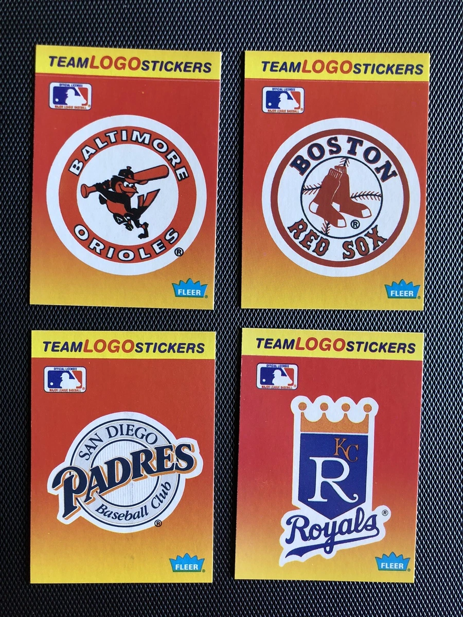 Fleer Team Logo Stickers
