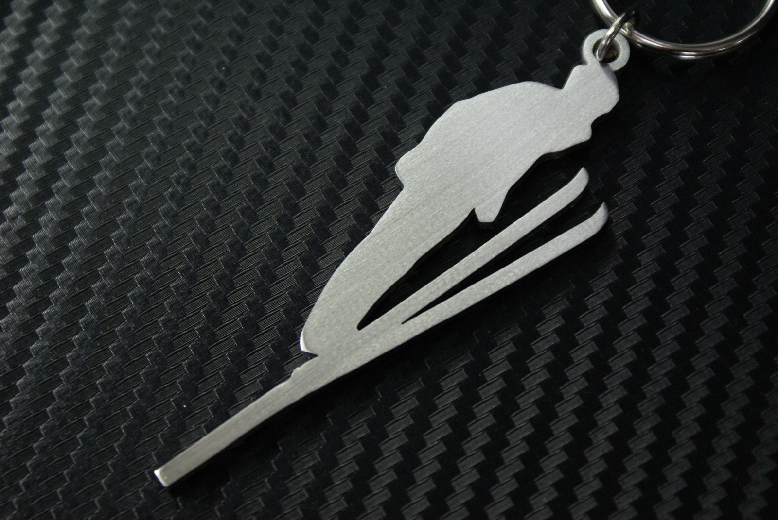 SKI JUMPING Skiing Winter Sport Snow Slope Jump Olympic Keyring ...