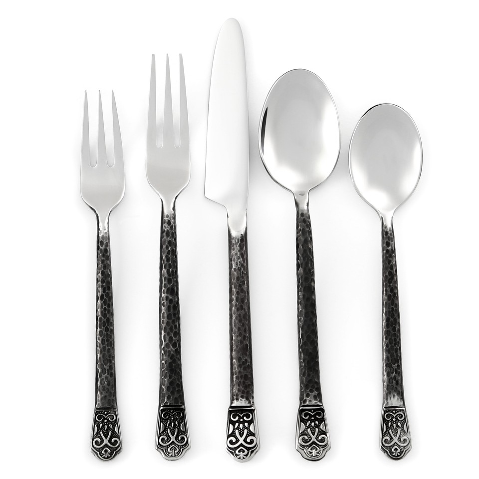 Gourmet Settings AVALON Stainless Hammered GS 18/10 Silverware CHOICE ...