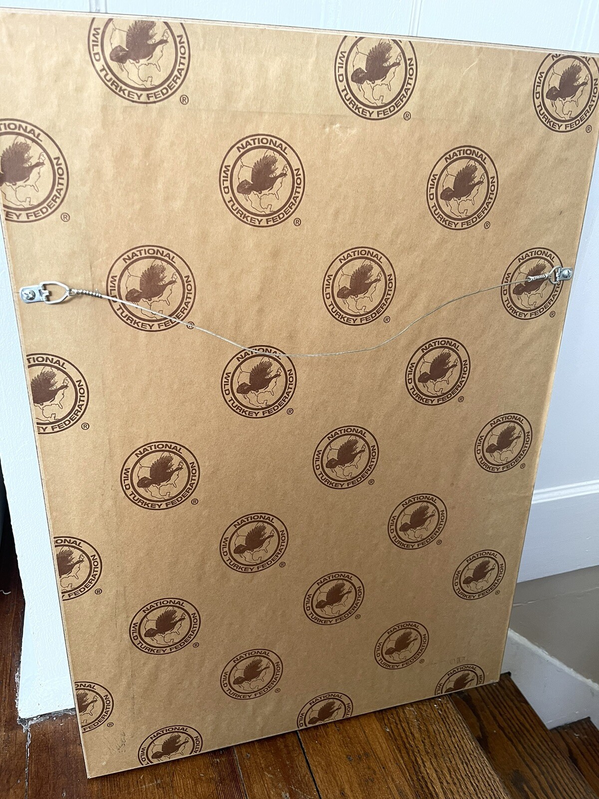 NWTF Framed Hand Carved Turkey Feather Print Art Work Rio Grande 2075/ ...