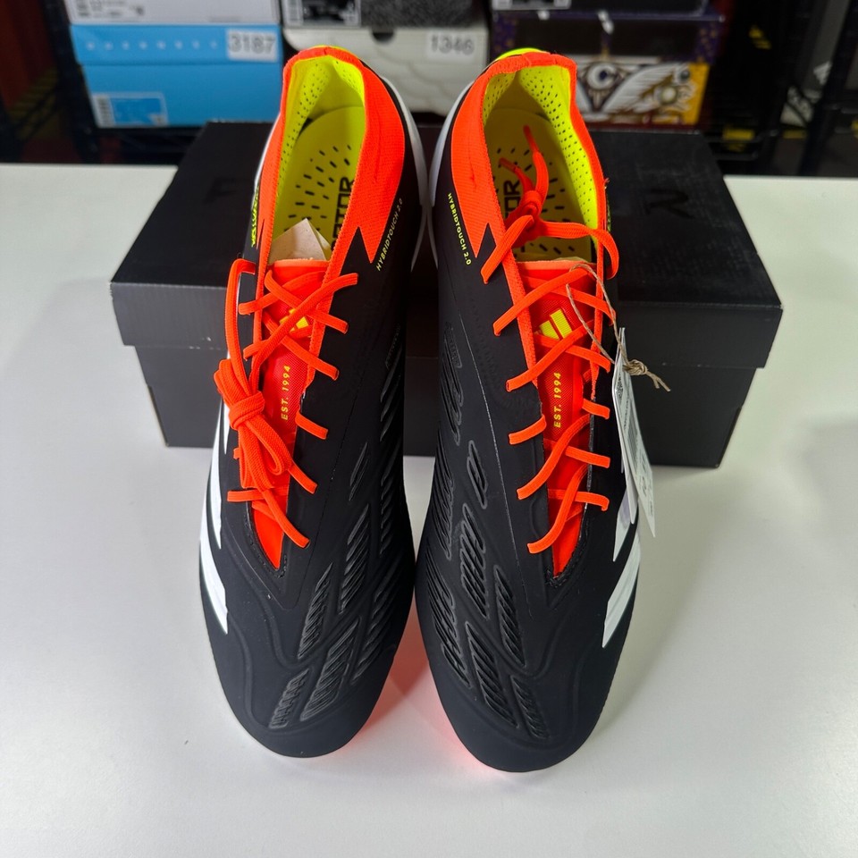 Adidas PREDATOR ELITE LOW FG IE1802 Soccer Cleat Red/Black/White Men's ...