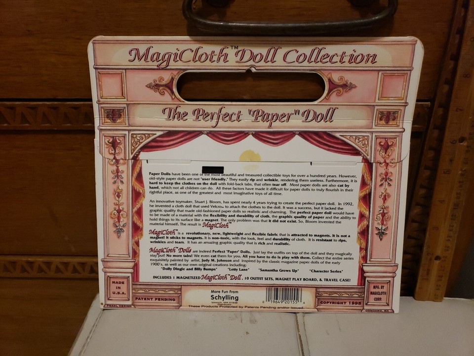 Vintage Paper Dolls - Magicloth Doll Collection Dolly Dingle Nursery ...