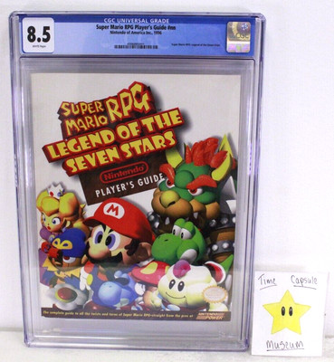 Super Mario RPG Seven Stars 1996 Nintendo Power SNES Player's Guide CGC ...