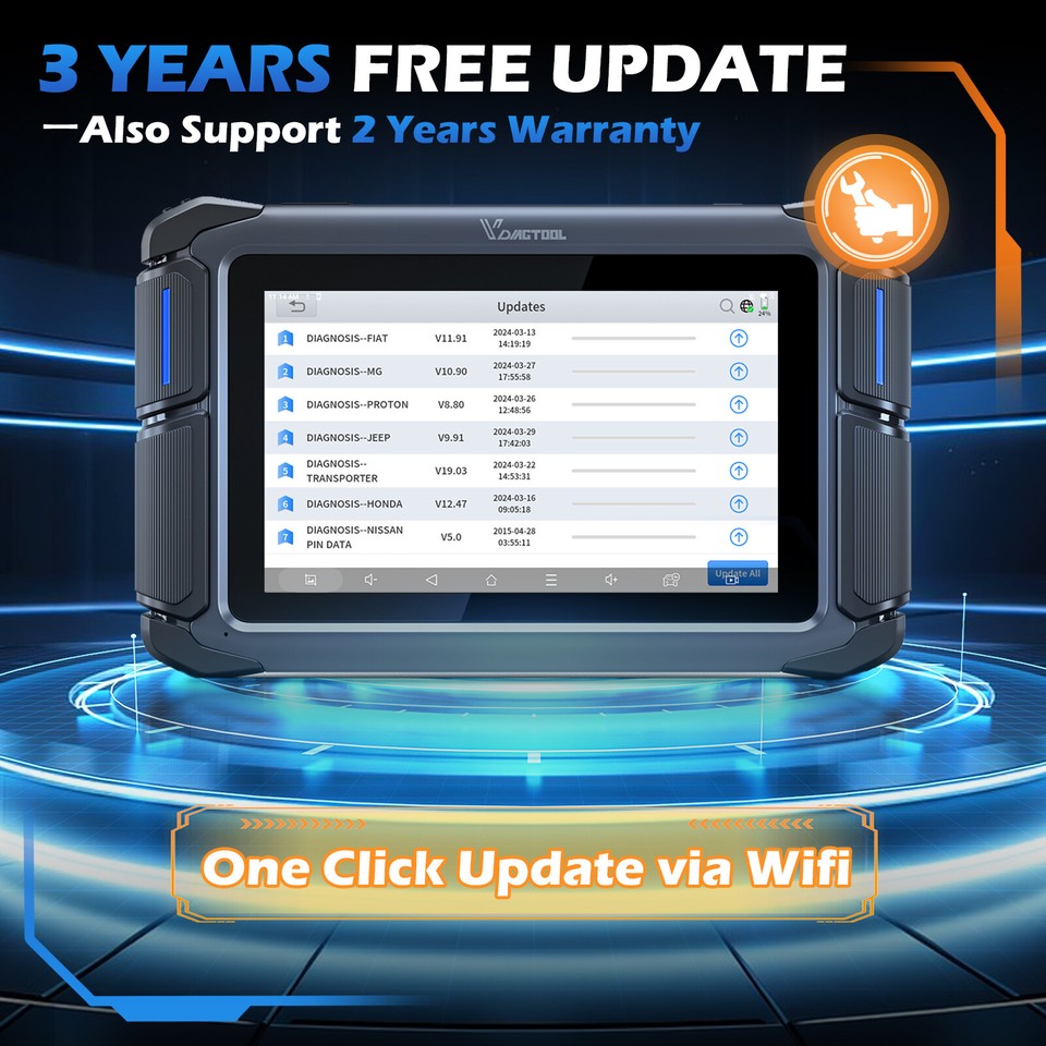 Used VD70Lite Auto All System Diagnostic Tool Bidirectional Control ...