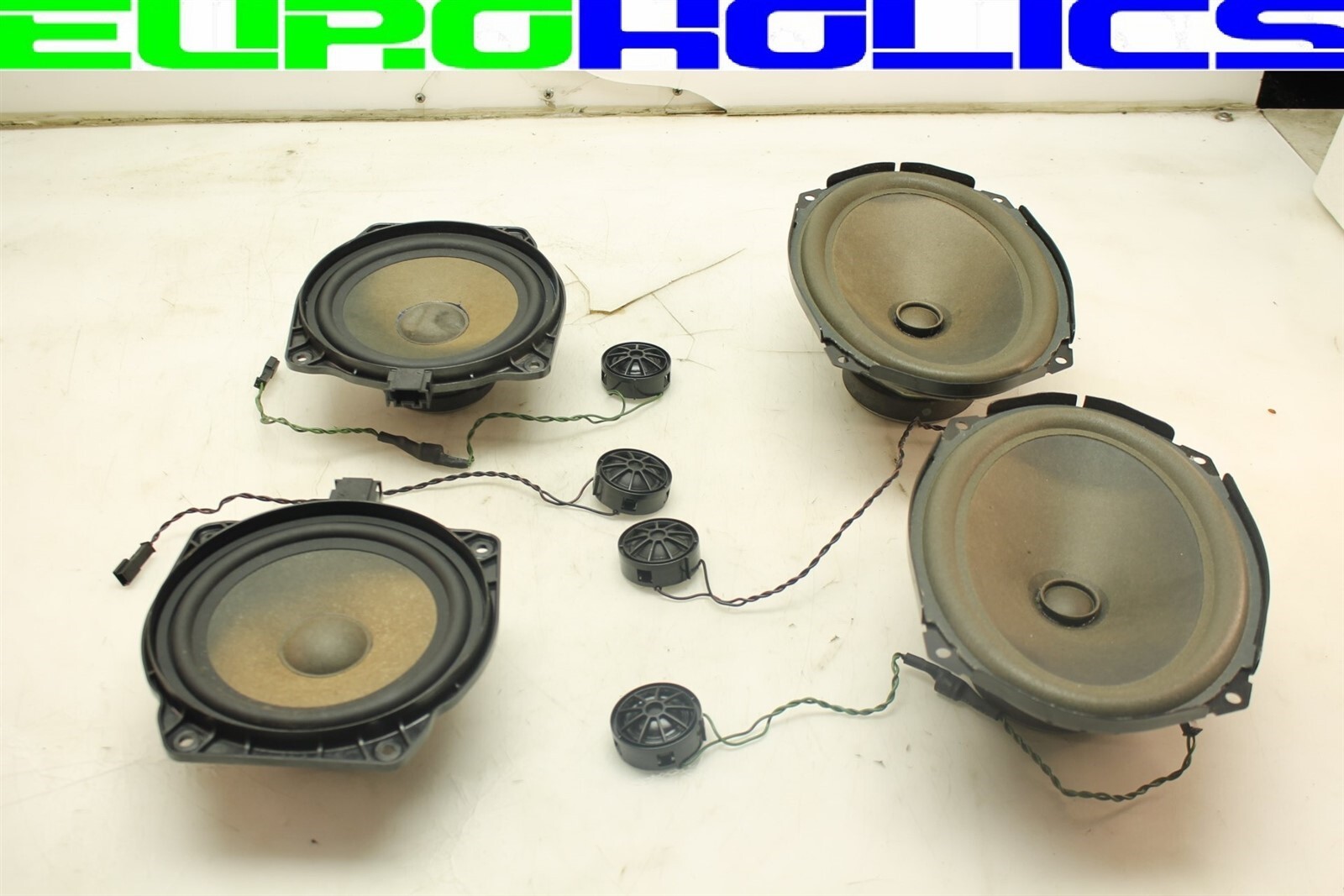 Set of 8 OEM Mini Cooper R56 R55 07-13 Speaker Tweeters Front Rear Left ...