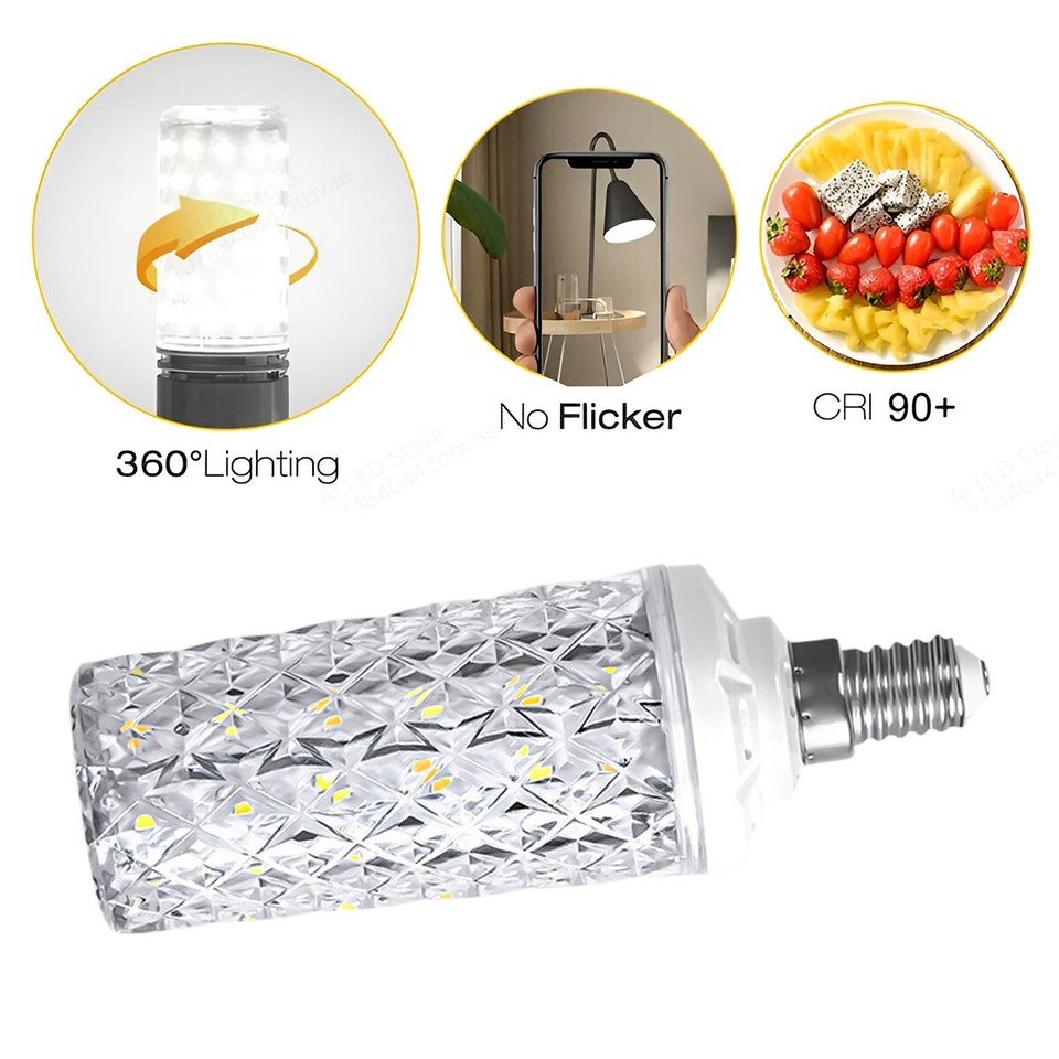 E14 E27 Led Corn Bulb 24W 30W 40W 50W Living Room Home-appliance Lights ...