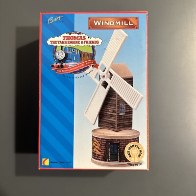 NEW IN BOX Learning Curve Thomas & Friends 1996 WOODEN RAILWAY WINDMILL Tower | eBay
