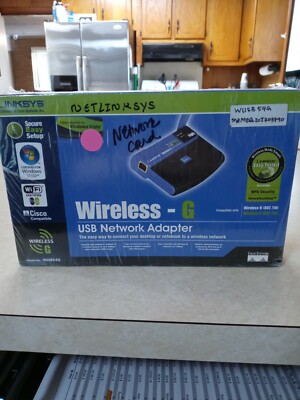 Cisco Linksys Wireless-g Usb Wireless Network Wusb54g (890552681495 ...