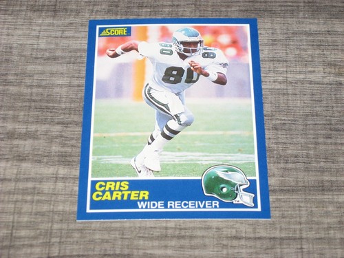1989 SCORE CRIS CARTER ROOKIE CARD #72 MINT | eBay