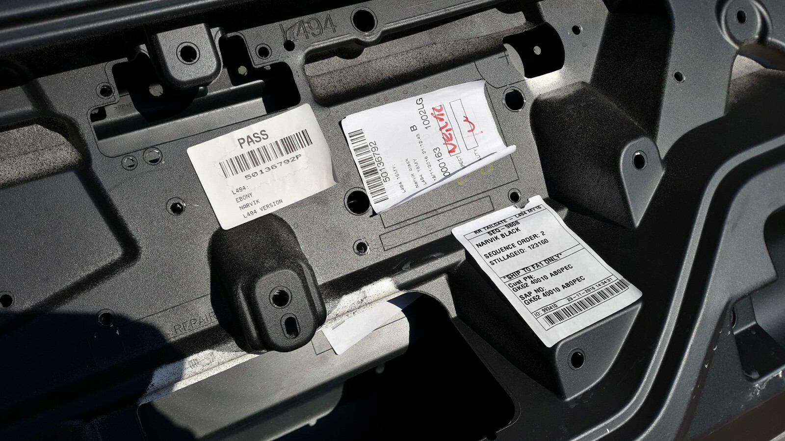 2014-2018 Land Rover Range Rover Sport Liftgate LR071406 OEM | eBay