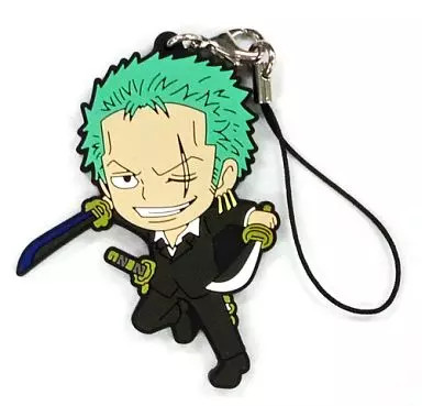 Strap Character Zoro Rubber Kyun Chara Irasutore Shonz Ichibankuji One ...