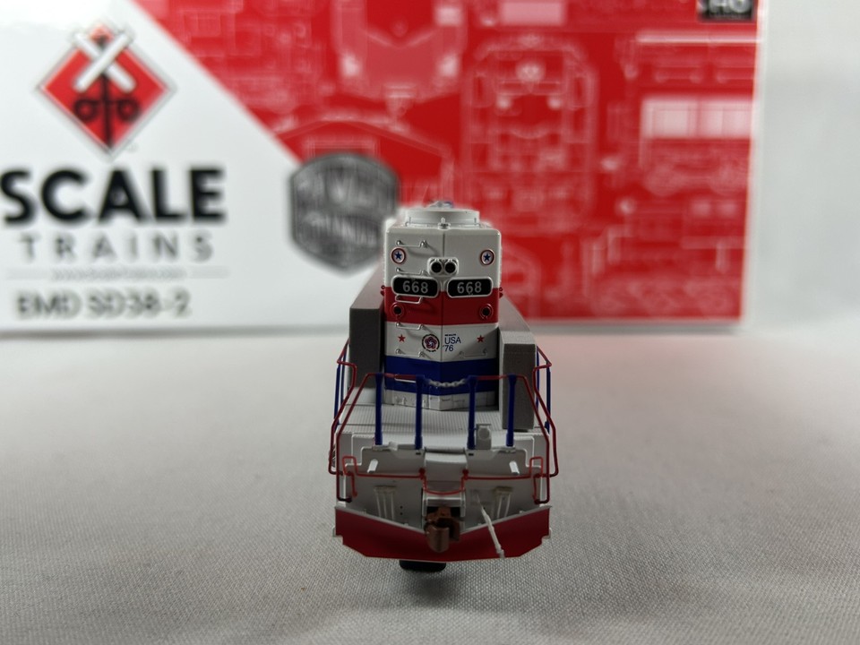 HO ScaleTrains DCC Sound EJ&E Bicentennial SD38-2 #668 Brand New | eBay