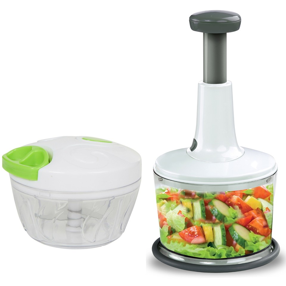 Pull String Hand Press Chopper Manual Food Processor To Slice ...