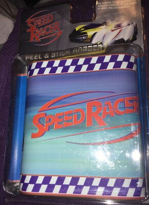 Speed Racer Peel & Stick Wall Border ( Size 5” X 15’ / 12.8cm X 4.57m ...