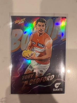 2025 AFL Select Footy Stars Boom TOBY BEDFORD GWS #312/360 | eBay