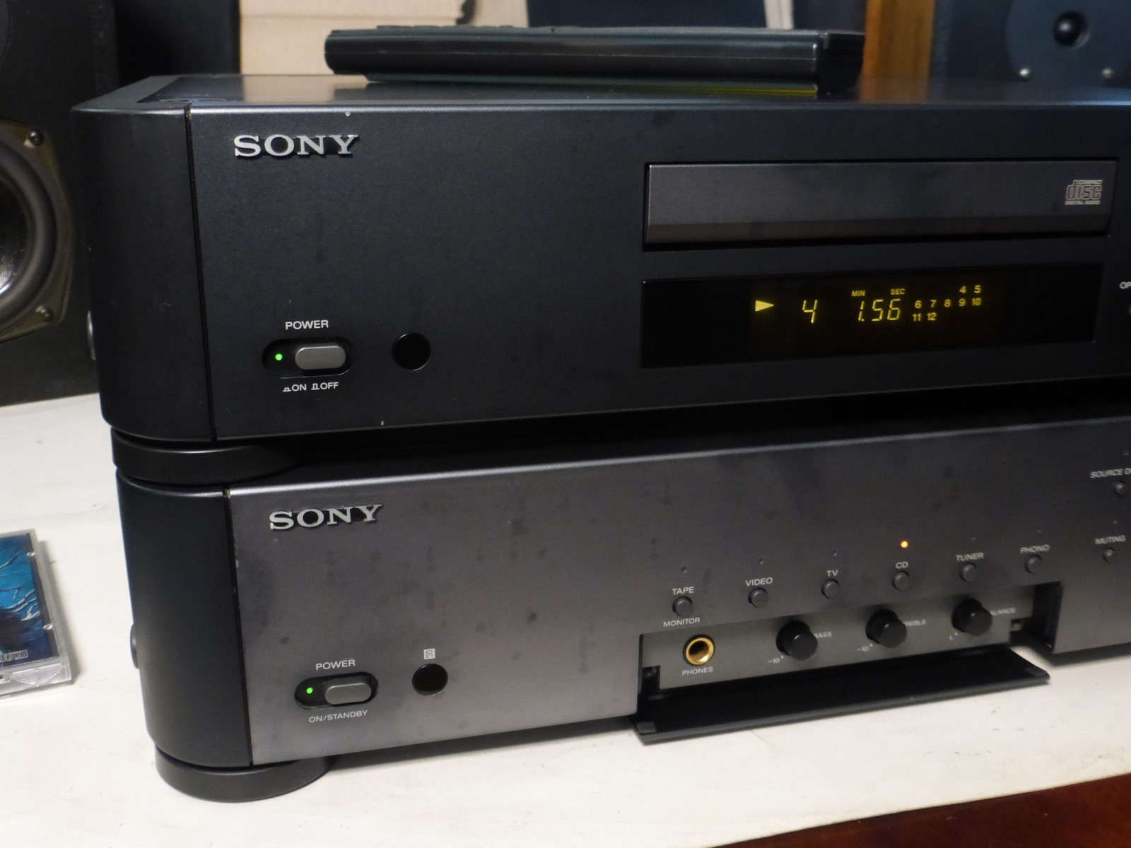 Sony Scenario TA-S7 Integrated Amplifier and CDP-S7 CD Player Very RARE ...