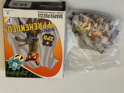 Zootopia Suspect Aprehended 48 Piece Jigsaw Puzzle Fun | eBay