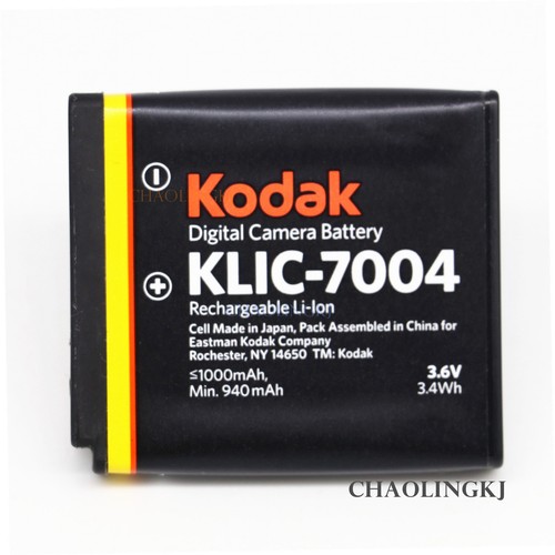 New Original Kodak KLIC-7004 Battery For EasyShare Zi8 Zx3 M1033 M1073 ...