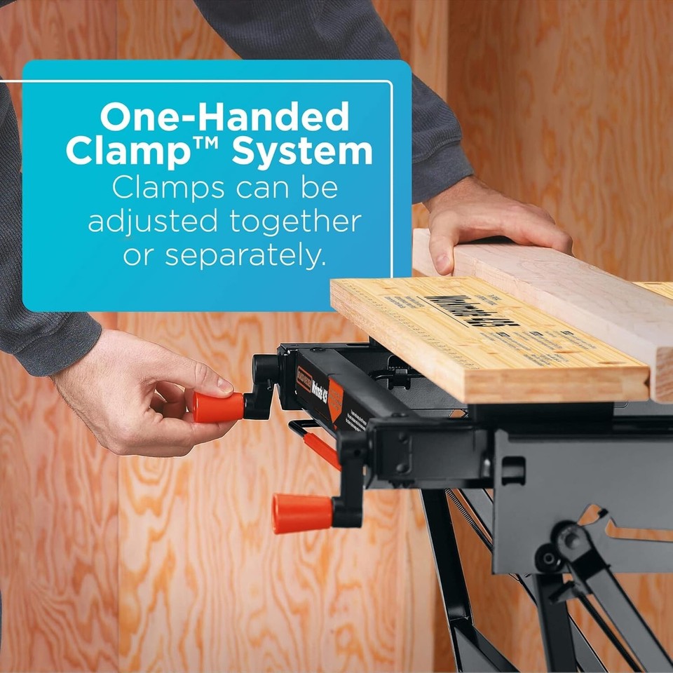 Portable Workbench, Workmate Folding Workbench, 550 lb. Capacity with ...