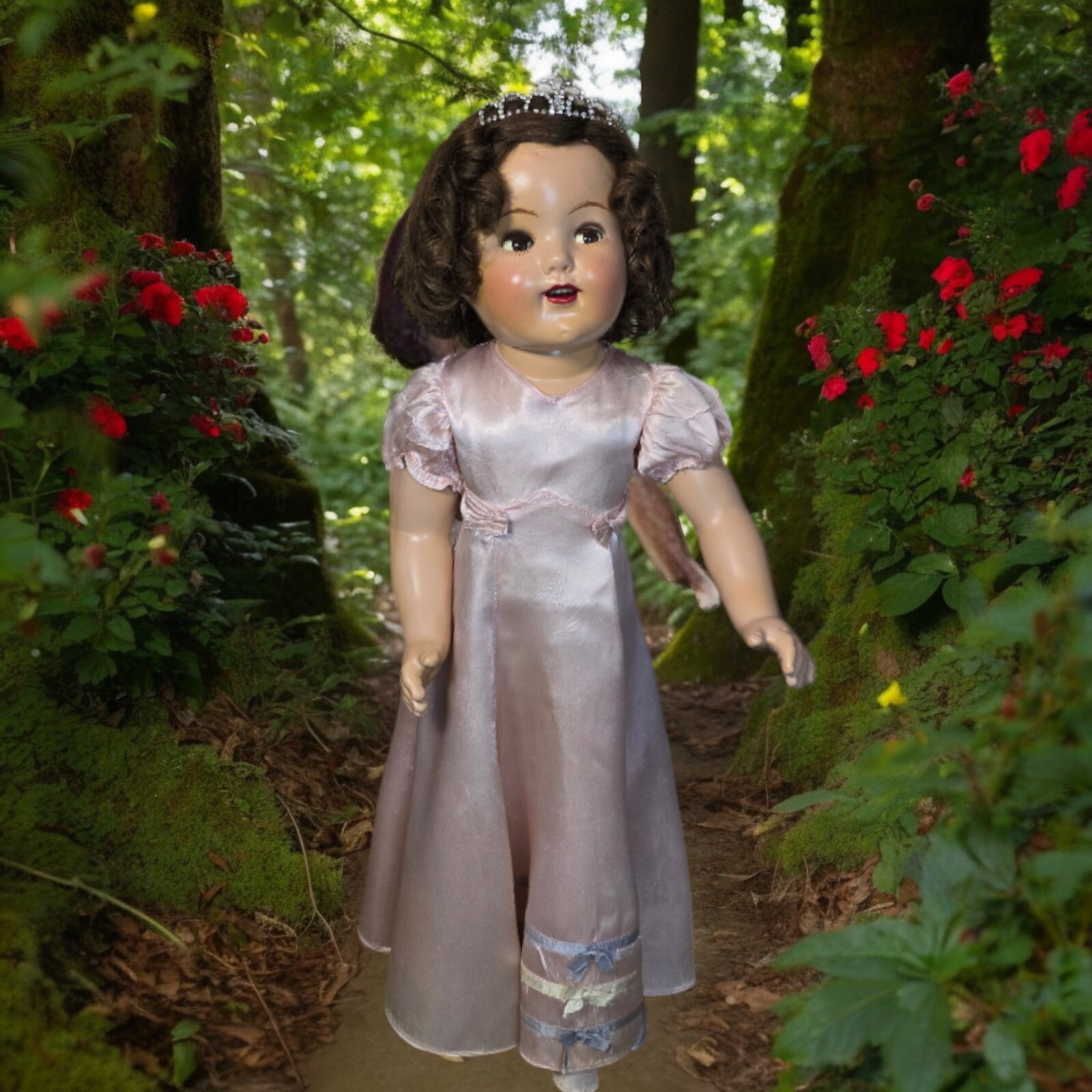 HTF 25" Ideal Doll Composition Doll Ginger Cinderella Doll Flirty Eyes ...