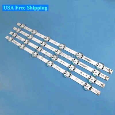 4Pcs LED Strips For LG 6916L-2862A 6916L-2863A AGF30001201 49UJ651V ...