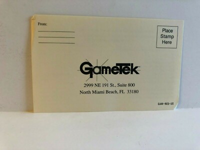 Gametek Jeopardy Wheel of Fortune GAM-NES-US NES Registration ONLY ...