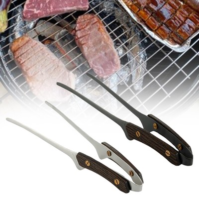 BBQ Tongs Tweezer Pastry Clamp Buffet Tongs with Serrated | eBay