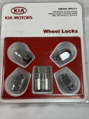 KIA Motors Vehicle Alloy Wheel Locks Set UM080 WPL01 New 18" Wheels | eBay