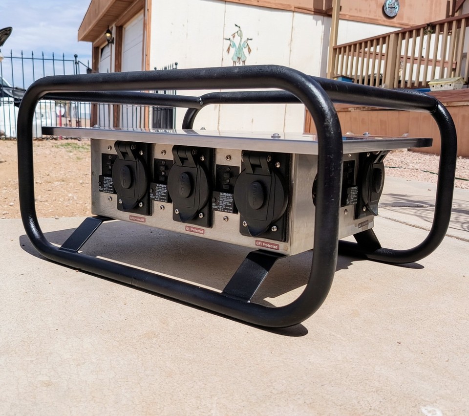 CEP Portable Temporary Spider Box Power Distribution 7706-G 50 Amp 125 ...