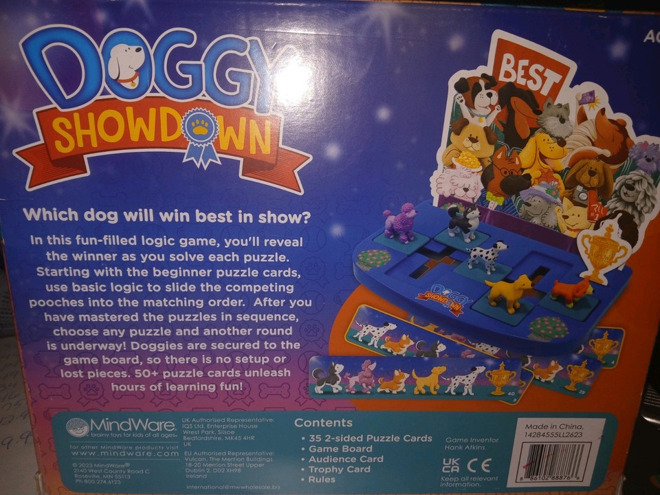 Doggy Showdown Fun Game for Tabletop Gaming and Kids with Interactive ...