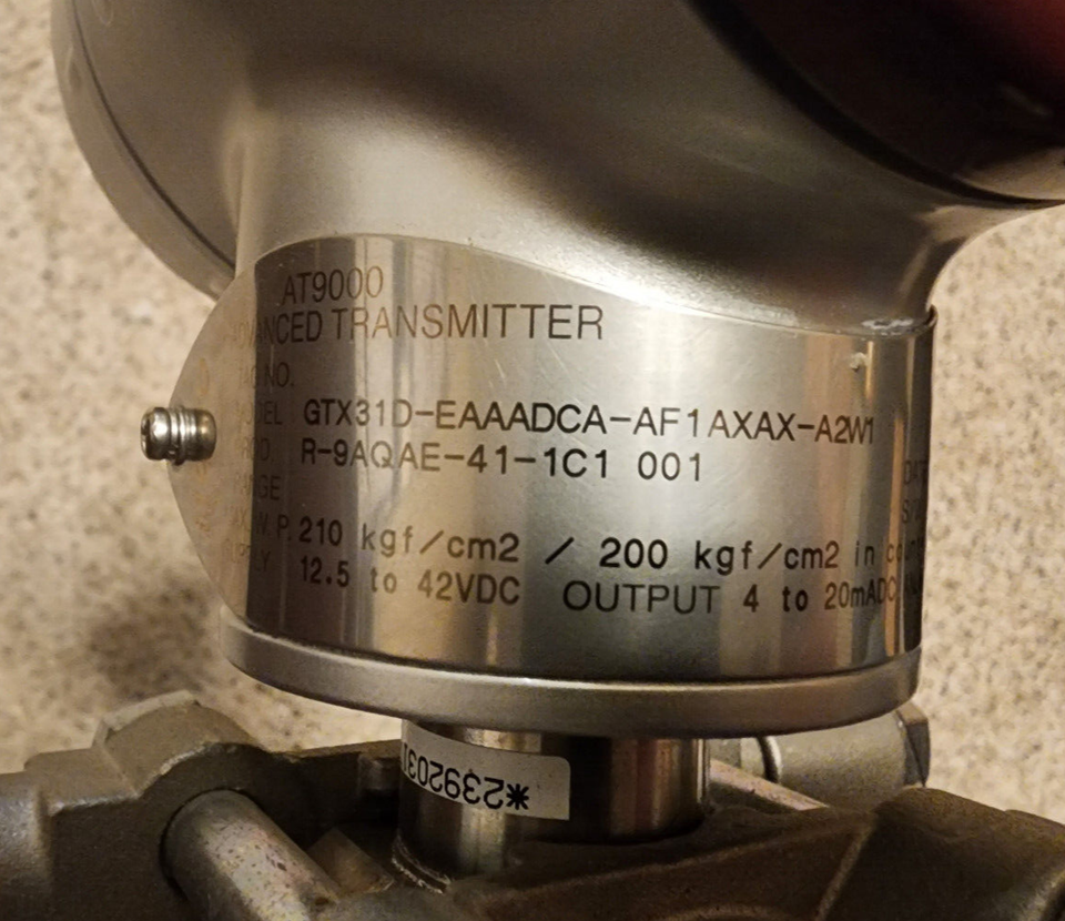 NEW/Open Box AZBIL AT9000 ADVANCED TRANSMITTER GTX31D-EAAADCA-AF1AXAX ...