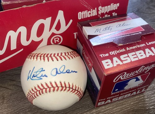 Matty Alou Autographed Signed Baseball no COA | eBay