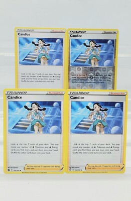 Pokemon TCG - Candice 152/195 - Silver Tempest - 4 Cards Playset | eBay