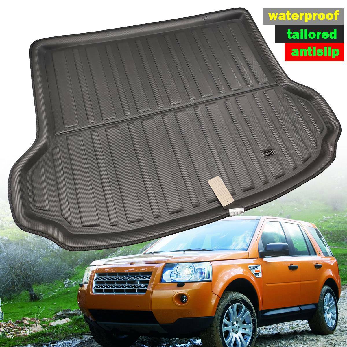 For Land Rover Freelander 2 MK2 Tailored Boot Tray Liner Cargo Mat ...