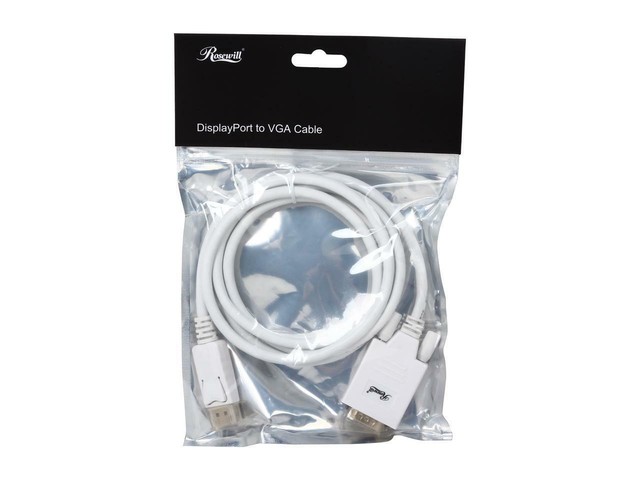 Rosewill Rcdc-14014 6 Ft. 28awg DisplayPort to VGA Cable for sale ...