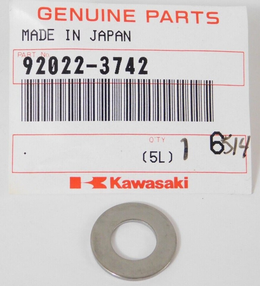 1 NOS Genuine Kawasaki Motorcycle Factory Hardware Washer Part OEM ...
