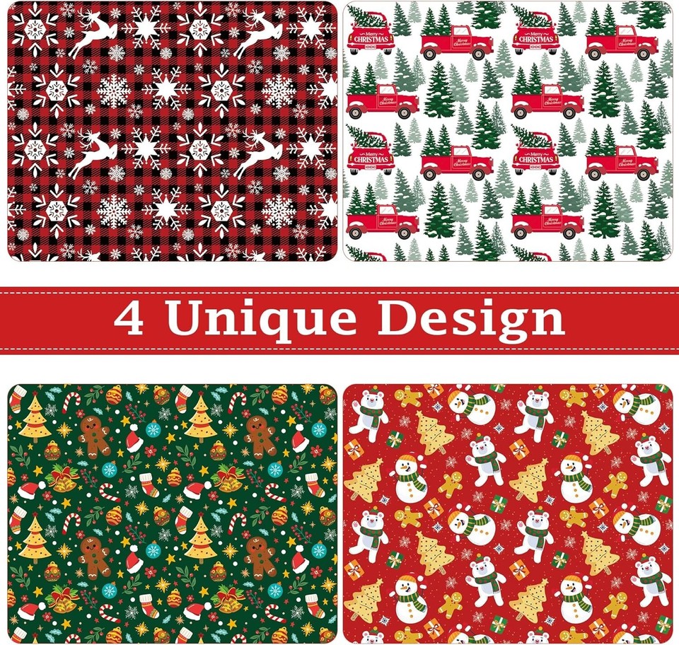 Christmas Gift Wrapping Paper Roll Xmas Wrap For Holiday | eBay