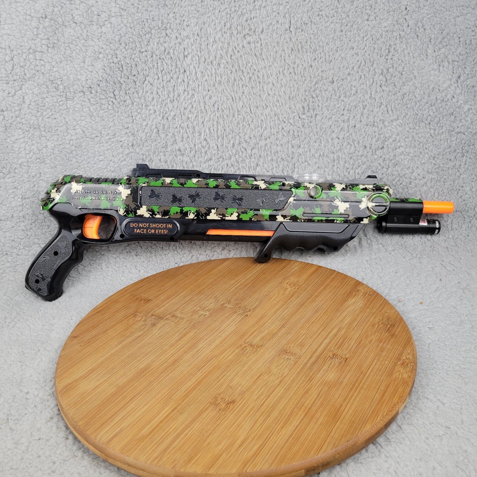 Bug-A-Salt Camofly Fly Swatter Gun Insect Eradication Salt Gun Camp ...
