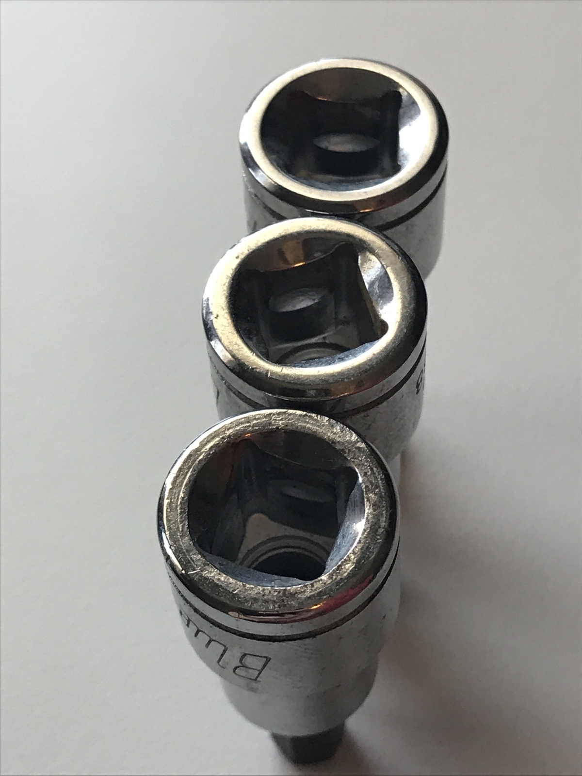 Blue Point 3 Pc Set 3/8" Dr Hex Allen Metric Sockets BLPH3810 BLPH388 ...