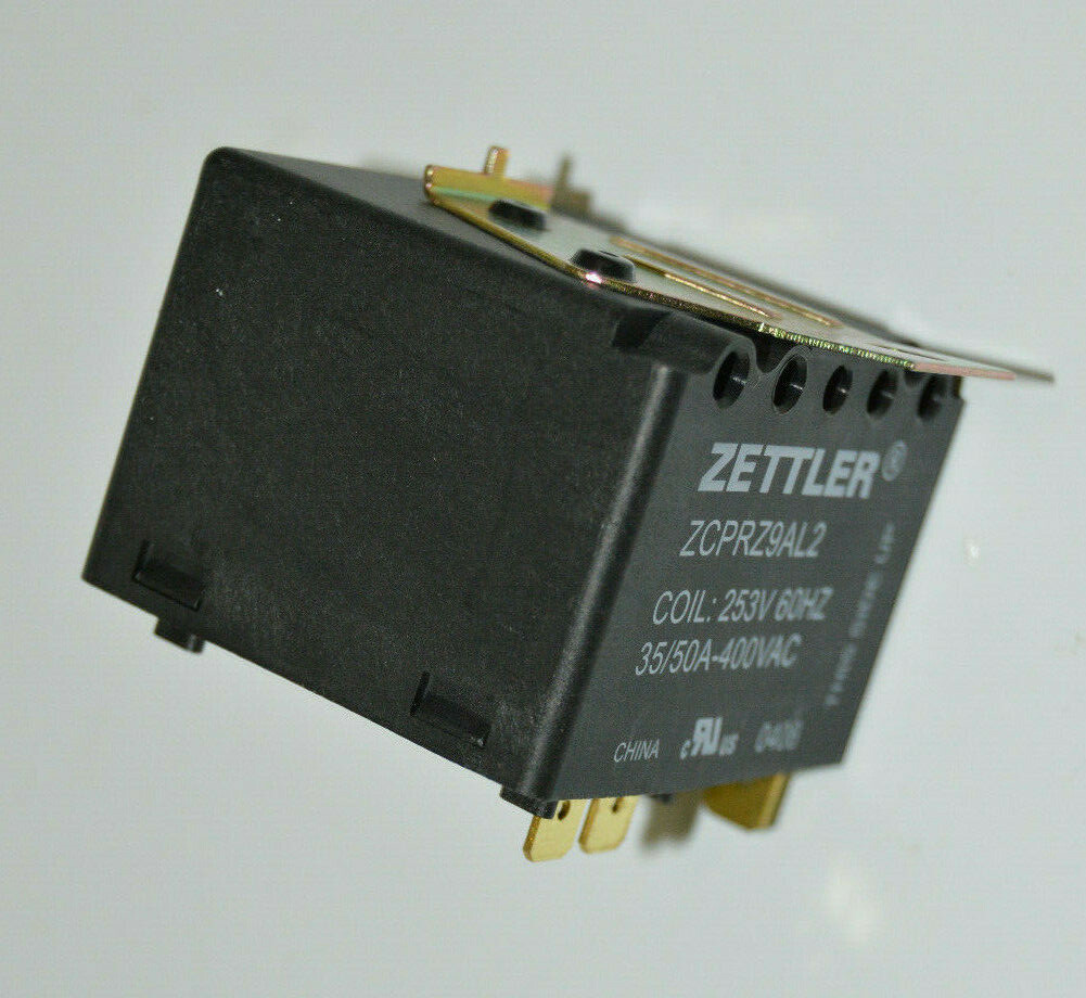 ZETTLER® ZCPRZ9AL2 Relay, 253V 60HZ Coil, 35/50A-400VAC, NEW | eBay