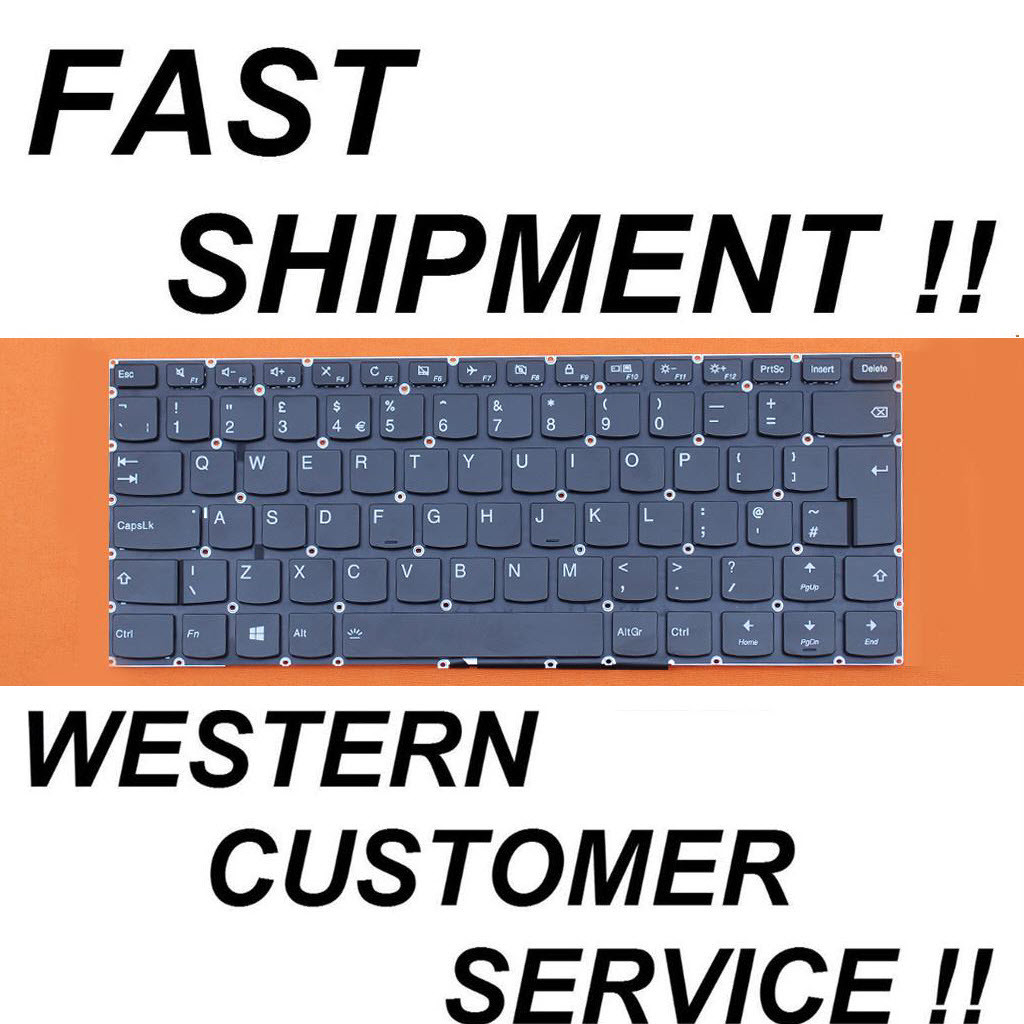 NEW UK English Keyboard Lenovo Ideapad FLEX 4-1470 4-1480 4-1435 4-14 ...
